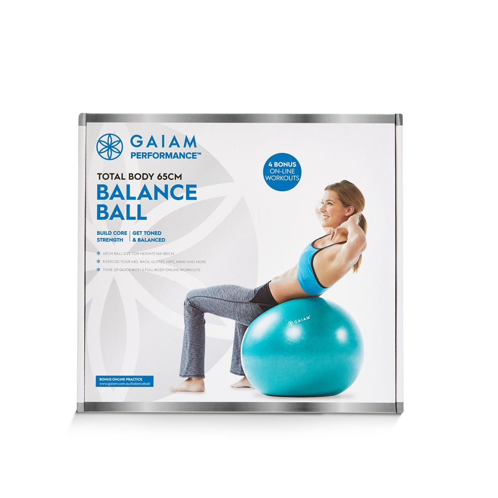 Gaiam Performance Balance Ball Kit - 65cm – SportsPower Australia