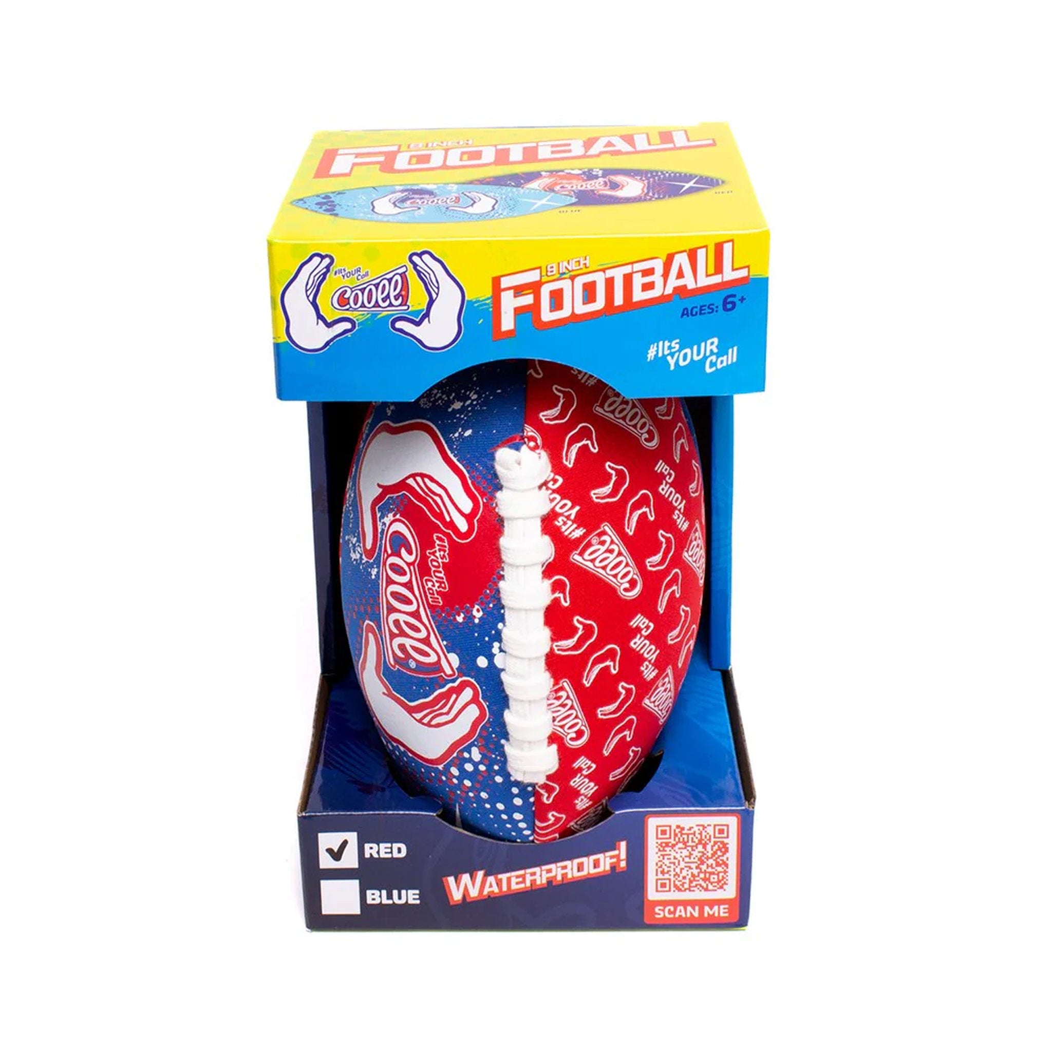 Cooee Neoprene 9-Inch Football - Red – SportsPower Australia