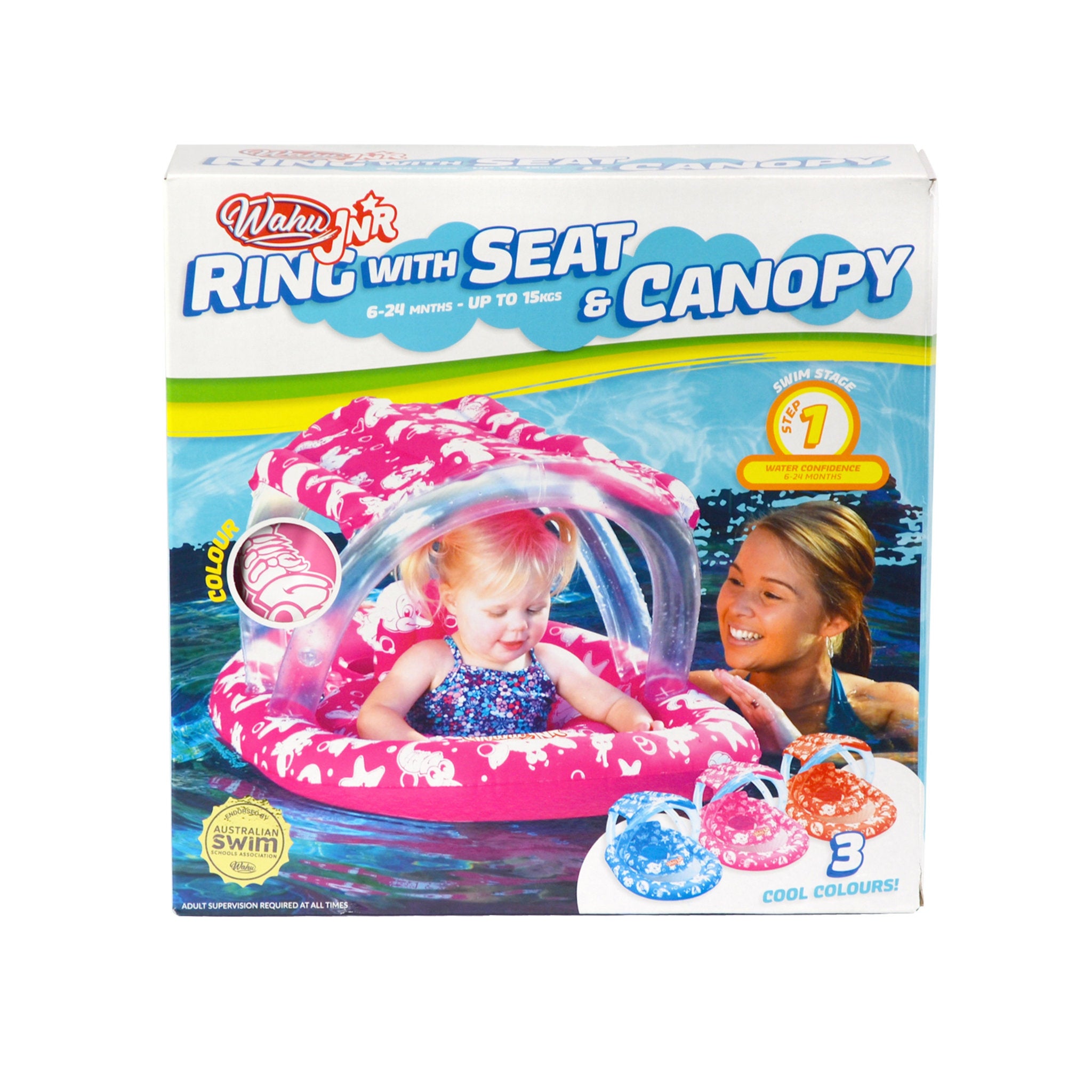 Wahu Junior Ring With Seat & Canopy Assorted Styles – SportsPower Australia
