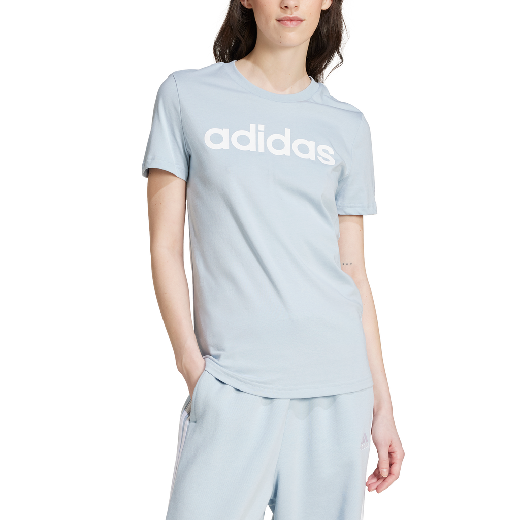 adidas Essentials Slim Logo Womens Tee – SportsPower Australia