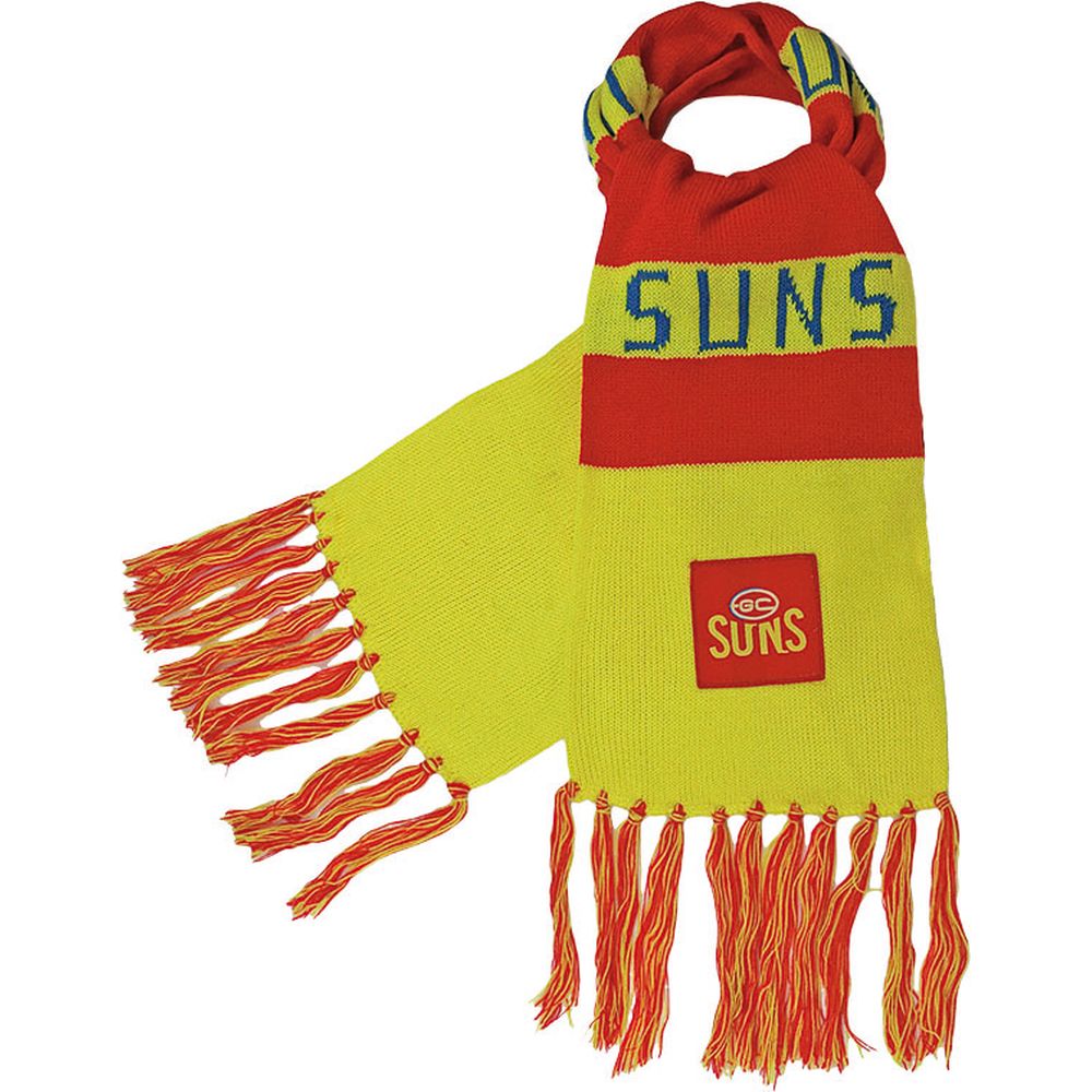 AFL Gold Coast Suns Bar Scarf – SportsPower Australia