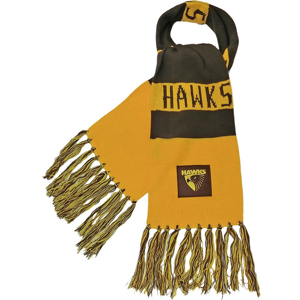 AFL Hawthorn Hawks Bar Scarf – SportsPower Australia