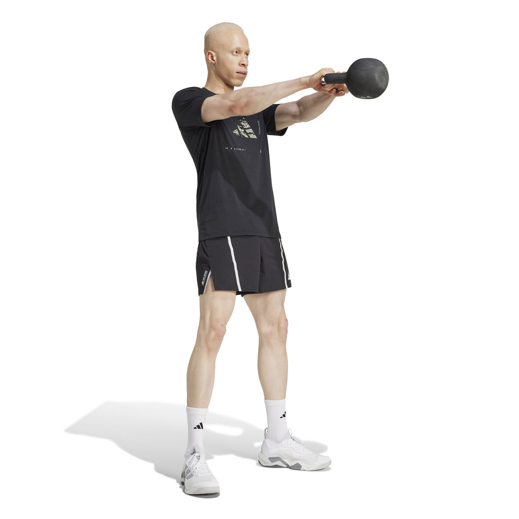 adidas Climacool Training Camo Logo Graphic Mens Tee – SportsPower ...